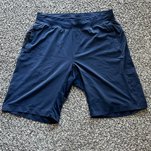 lululemon athletica | Shorts | Lululemon Navy Blue Shorts With | Poshmark